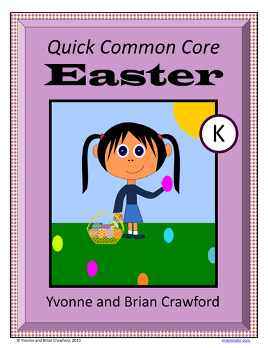 Easter No Prep Common Core Math (kindergarten) | Teaching Resources