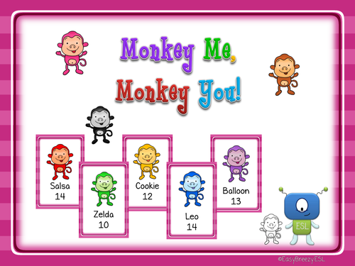 Monkey Me, Monkey You! Oral Interaction Activity | Teaching Resources