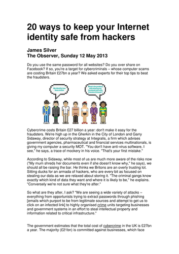 Online Safety / eSafety Posters by jpicken - Teaching Resources - TES