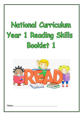National Curriculum, Year 1, Reading Skills Booklet 1 | Teaching Resources