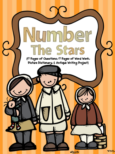 Number the Stars {Novel Study, Picture Dictionary, & Antique Writing ...