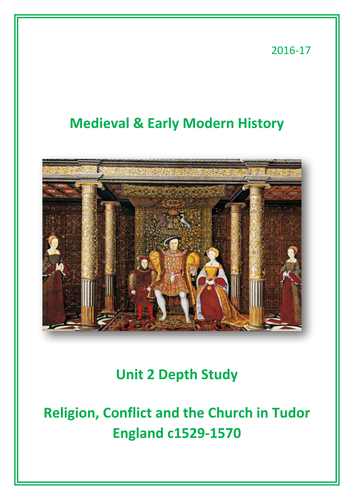 Student Unit Guide: AQA Religious Conflict and the Church in England c ...