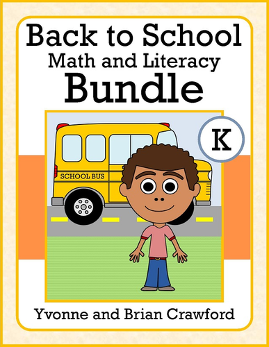 Back to School Bundle for kindergarten | Teaching Resources