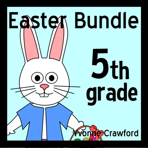 Easter Bundle for Fifth Grade Endless | Teaching Resources
