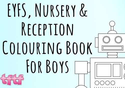 EYFS, Nursery & Reception 3 X Colouring Book BUNDLE! (EYFS Art Pre-K ...