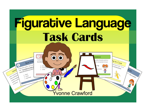 Figurative Language Task Cards | Teaching Resources Figurative Language Task Cards | Teaching Resources