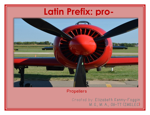 Know the Code: Latin Prefix "pro-" | Teaching Resources