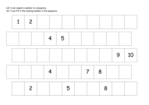 Matching Amounts to Numerals - Numicon Shapes by Josey111 - Teaching ...