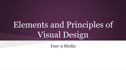 Elements and principles of visual design (magazine covers) | Teaching ...