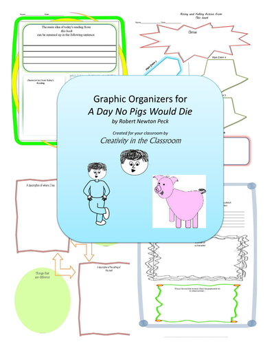 Graphic Organizers for A Day No Pigs Would Die | Teaching Resources