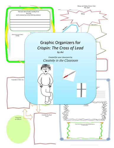 Graphic Organizers for Crispin The Cross of Lead | Teaching Resources