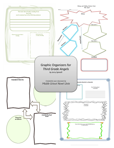 Graphic Organizers for Third Grade Angels | Teaching Resources