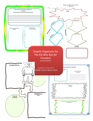 Graphic Organizers for The Kid Who Ran for President | Teaching Resources