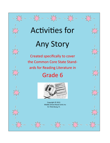 Activities for Any Story Grade 6 | Teaching Resources