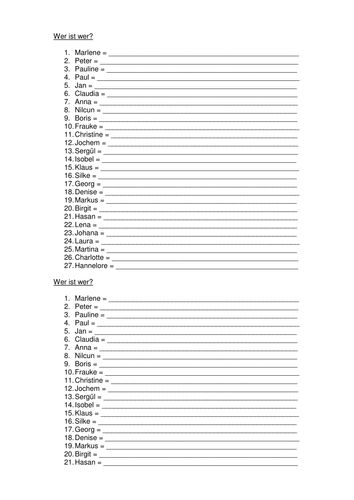 Describing people in Spanish: 'Como eres?' by knotty80 - Teaching ...