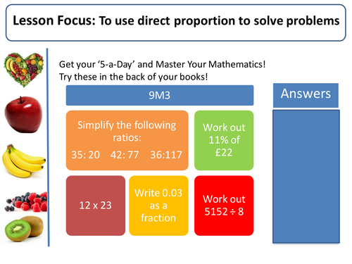 Ratio & Proportion! | Teaching Resources Ratio & Proportion! | Teaching Resources