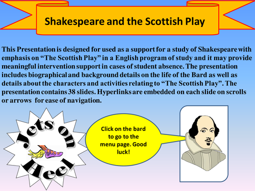 Shakespeare and the Scottish Play | Teaching Resources