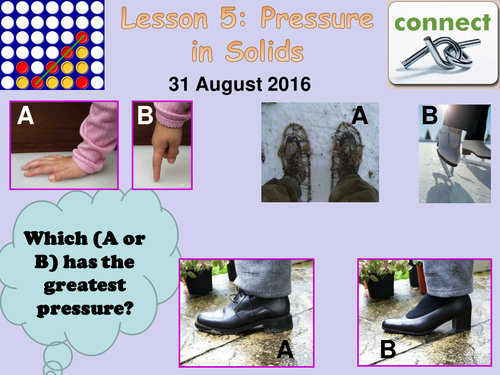Motion and Pressure - Pressure on Solids | Teaching Resources