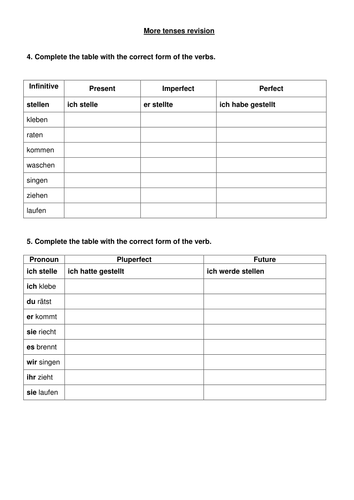 Role Play Practice German GCSE (2) by menana - Teaching Resources - TES