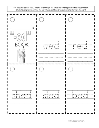 Worksheet: Word Family - ed words | Teaching Resources