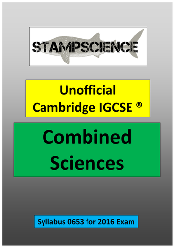 2016 0653 Cambridge IGCSE Combined Sciences Revision Guide | Teaching ...