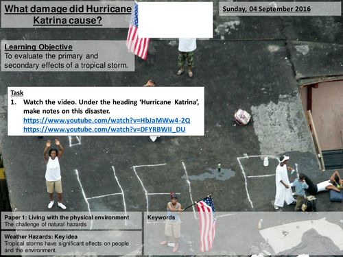 Hurricane Katrina - AQA2016 | Teaching Resources
