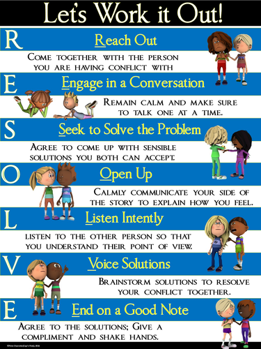 Conflict Resolution Children Activities Conflict Resolution Children Activities