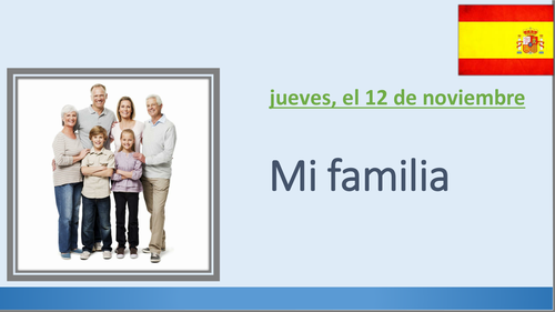 Mira 1_Mod. 3 - Mi Familia: ¿Tienes Hermanos? Lesson 2 Presentation ...
