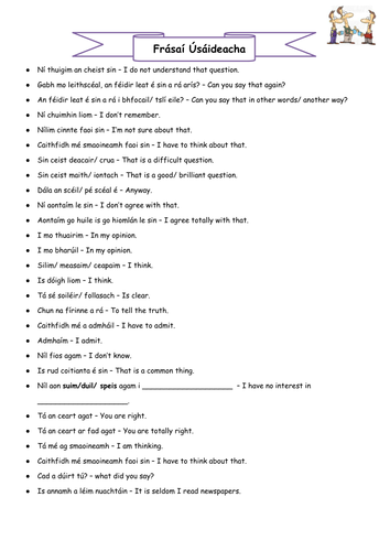 Irish Gaelic teaching resources | TES