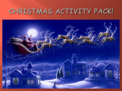 CHRISTMAS - Cross - Curricular End of termActivities | Teaching Resources