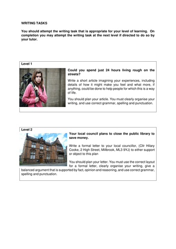 Harsh Times Writing Task | Teaching Resources