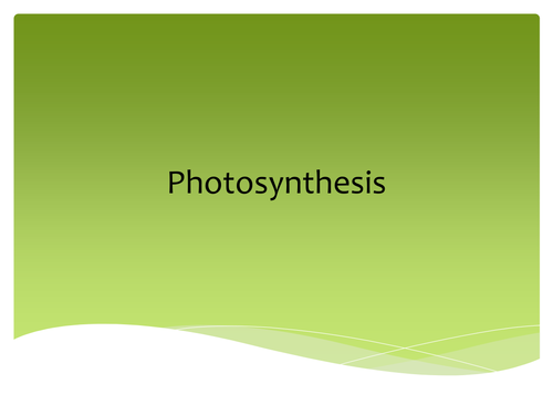 A2 Photosynthesis | Teaching Resources
