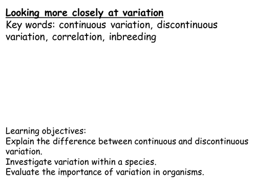 Variation new KS3 CURRICULUM | Teaching Resources