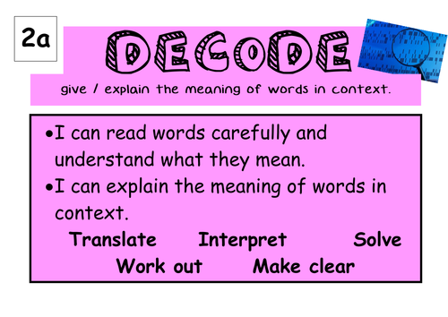 KS2 Reading Strands / Domains / Objectives Posters | Teaching Resources