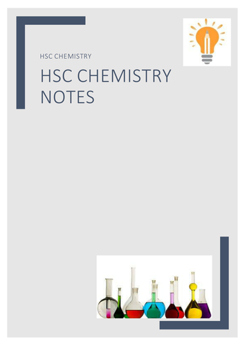 Chemistry HSC Notes | Teaching Resources