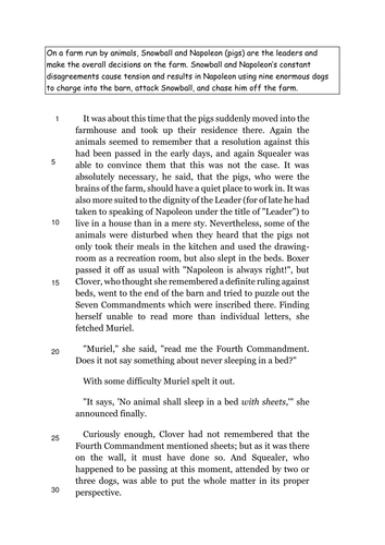 English Language Paper 1: Question 2 Exam Style Question | Teaching ...