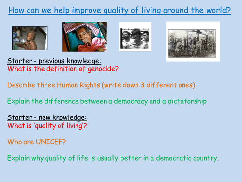 Being a Global Citizen by mjprestshaw - Teaching Resources - TES