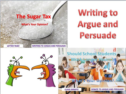 Writing to Argue and Persuade English Download Bundle Resource ...