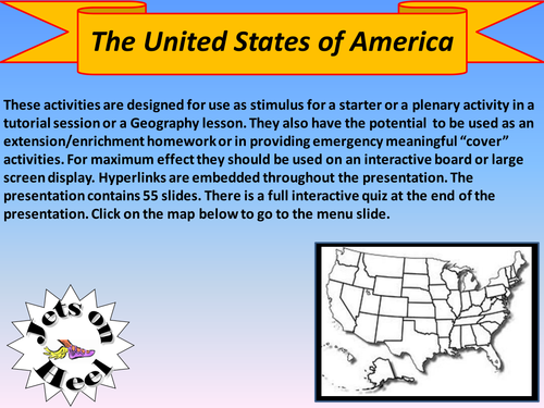 Geography of the United States | Teaching Resources