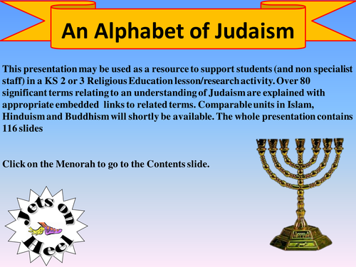 An Alphabet of Judaism | Teaching Resources