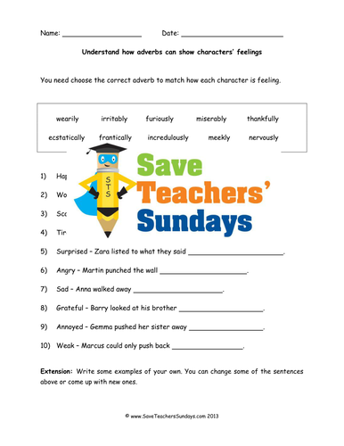 Using Adverbs Lesson Plan and Resources | Teaching Resources