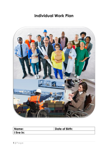 Employability Skills - Individual Work Plan | Teaching Resources