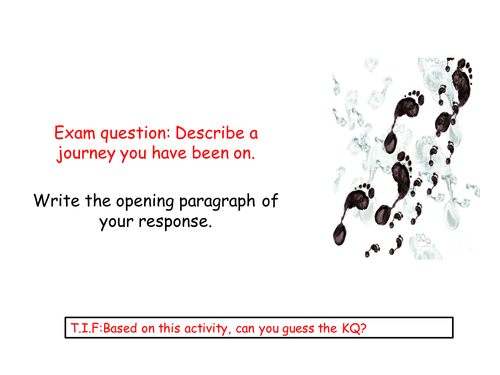 Descriptive Writing- New Spec- English Language Paper 1 Section B (AQA ...