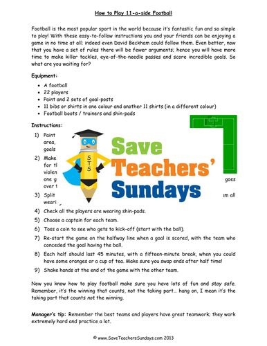 Writing Instructions Lesson Plan and Other Resources (2) | Teaching ...