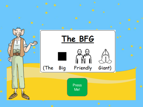 BFG sensory story template | Teaching Resources