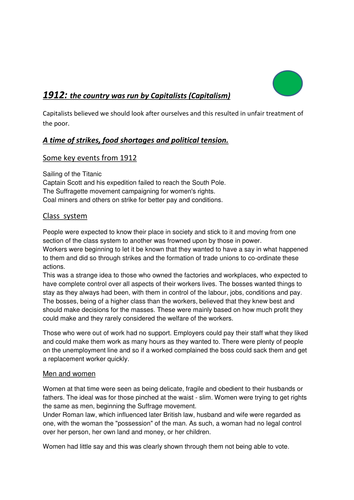 An Inspector Calls context revision resources | Teaching Resources An Inspector Calls context revision resources | Teaching Resources