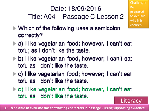 AO4 English Language | Teaching Resources