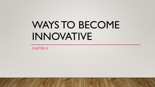 AQA A-Level Business - Unit 9 - Innovation | Teaching Resources AQA A-Level Business - Unit 9 - Innovation | Teaching Resources