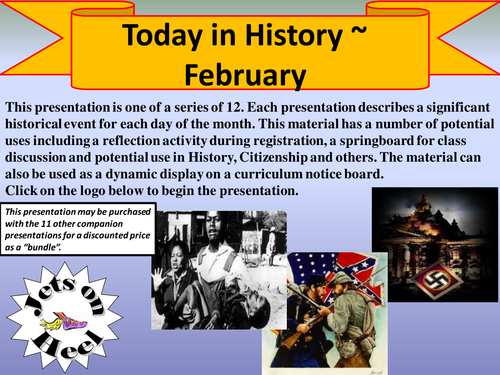 On a February say in History | Teaching Resources