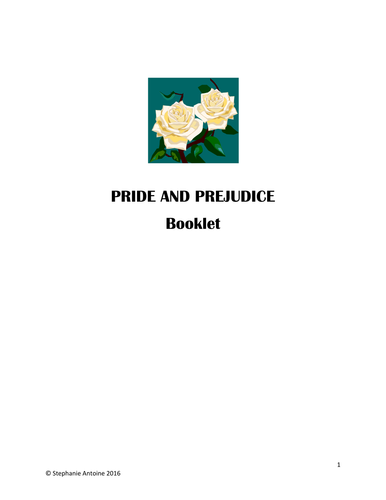 Pride and Prejudice booklet | Teaching Resources Pride and Prejudice booklet | Teaching Resources